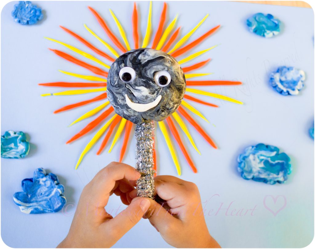 Solar Eclipse Play Dough Craft