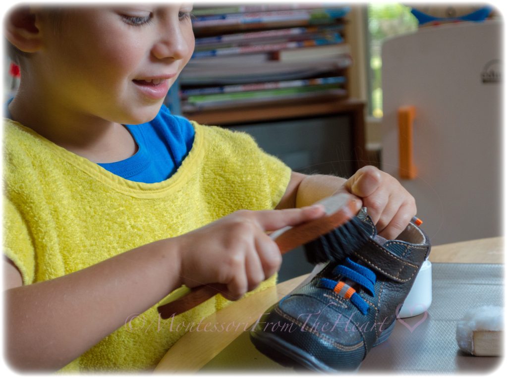 Shoe Polishing Montessori Practical-Life | Montessori From The Heart