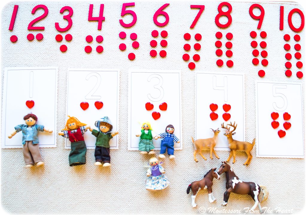 Valentines Odd-Even Montessori Math