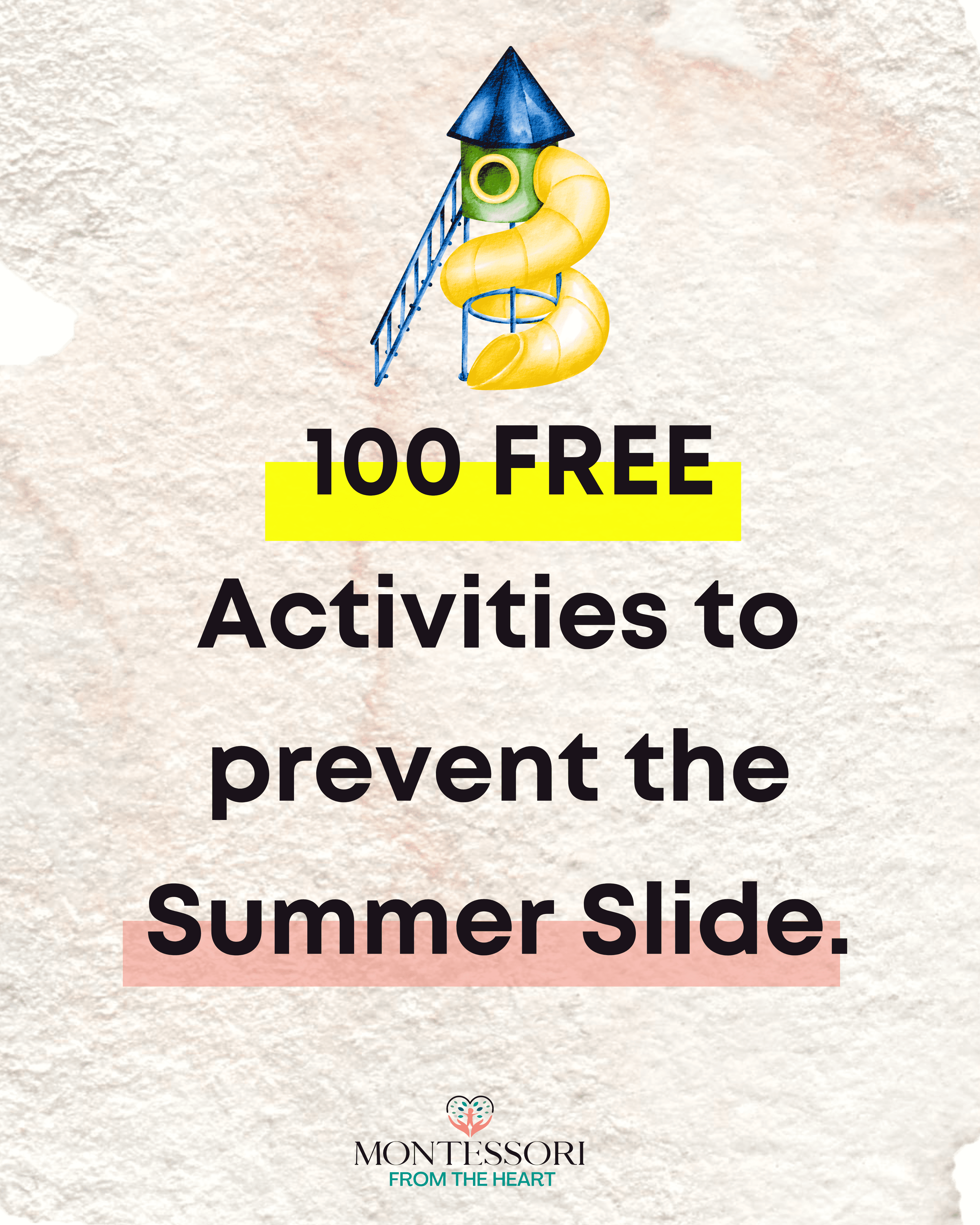 100 Fun Kids Activities to Prevent the Summer Slide | Montessori From ...
