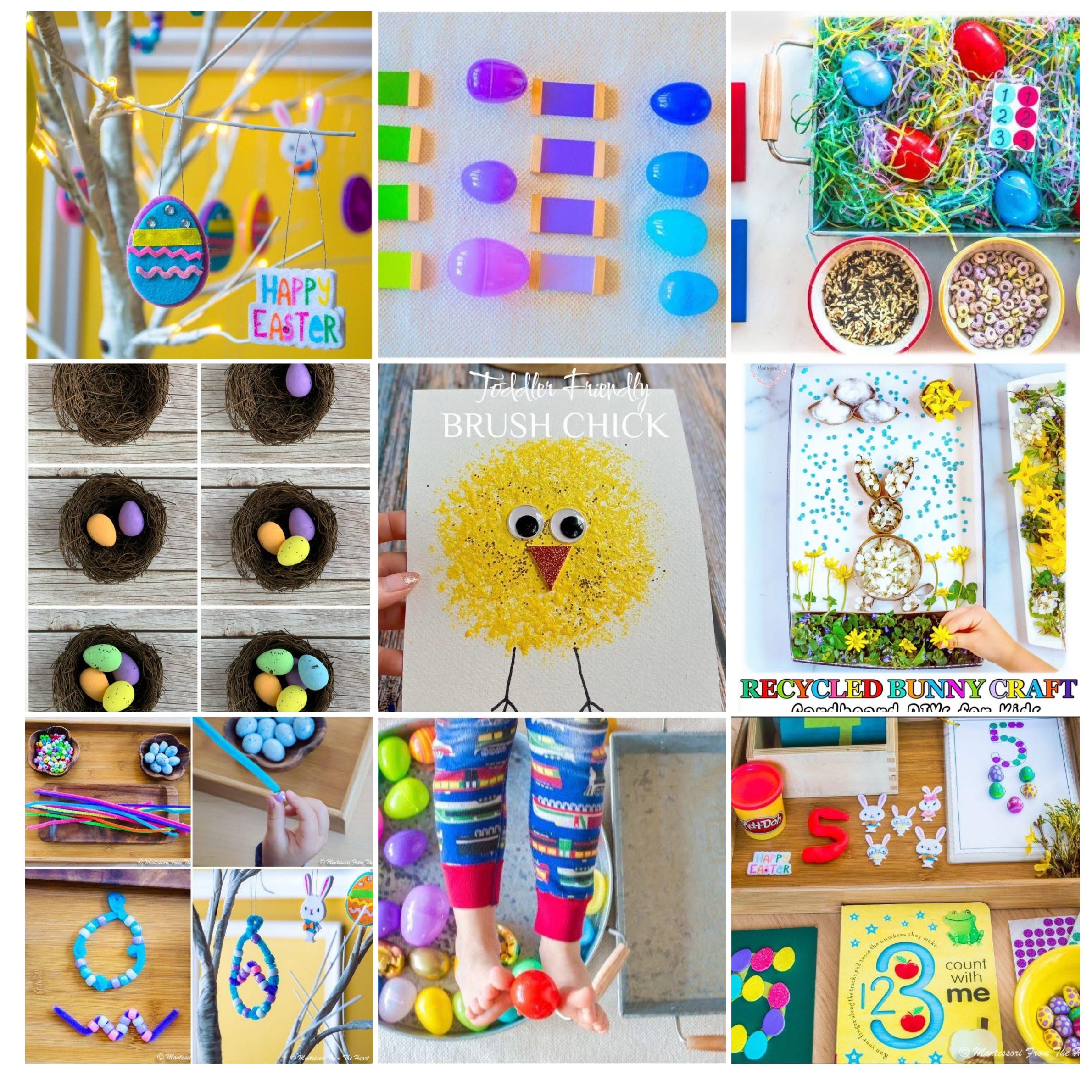 Easter Activities Round Up for Preschoolers at Home | Simple Hands-On ...