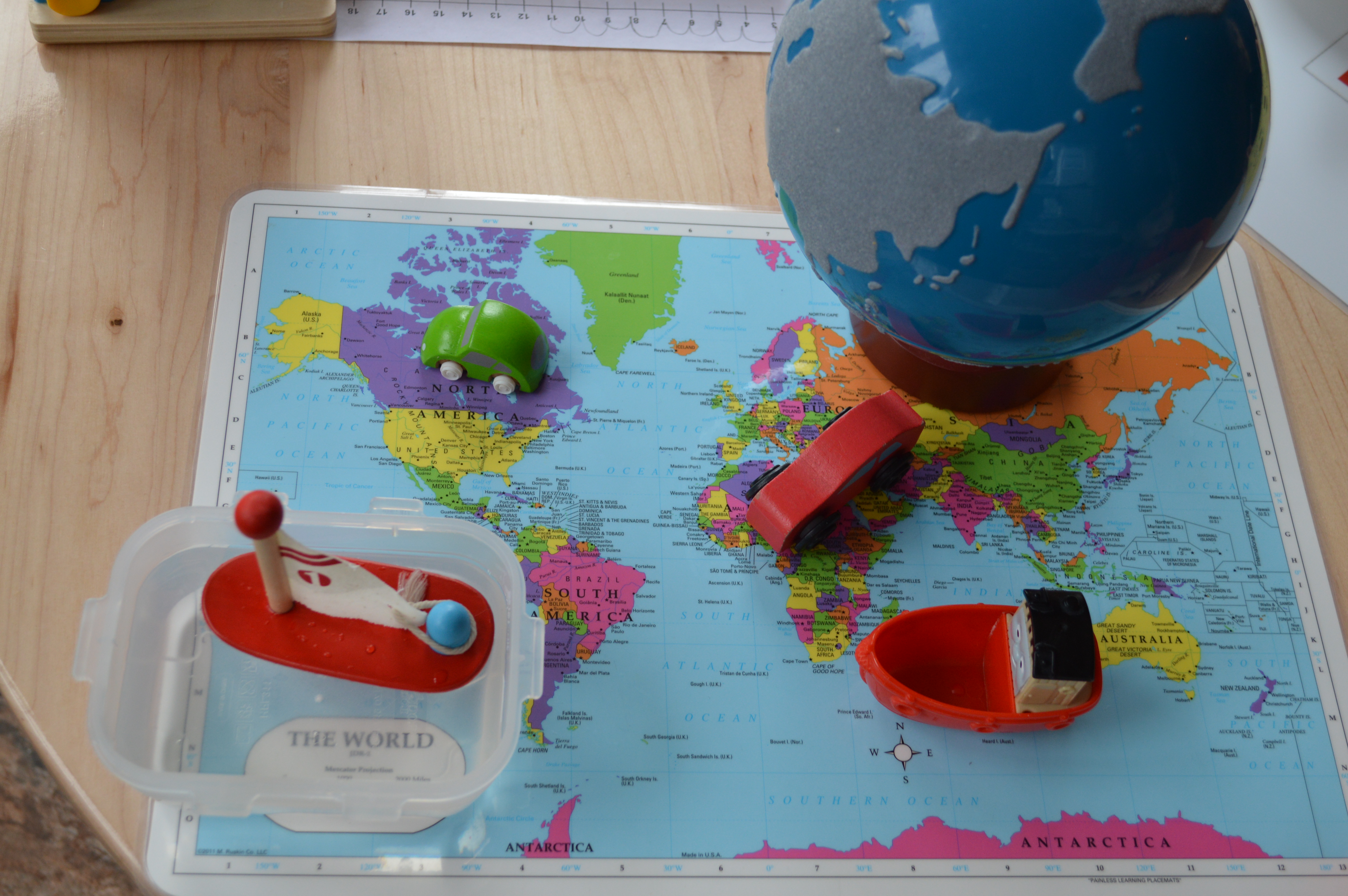Sandpaper Continent 🌎Globe | Montessori From The Heart